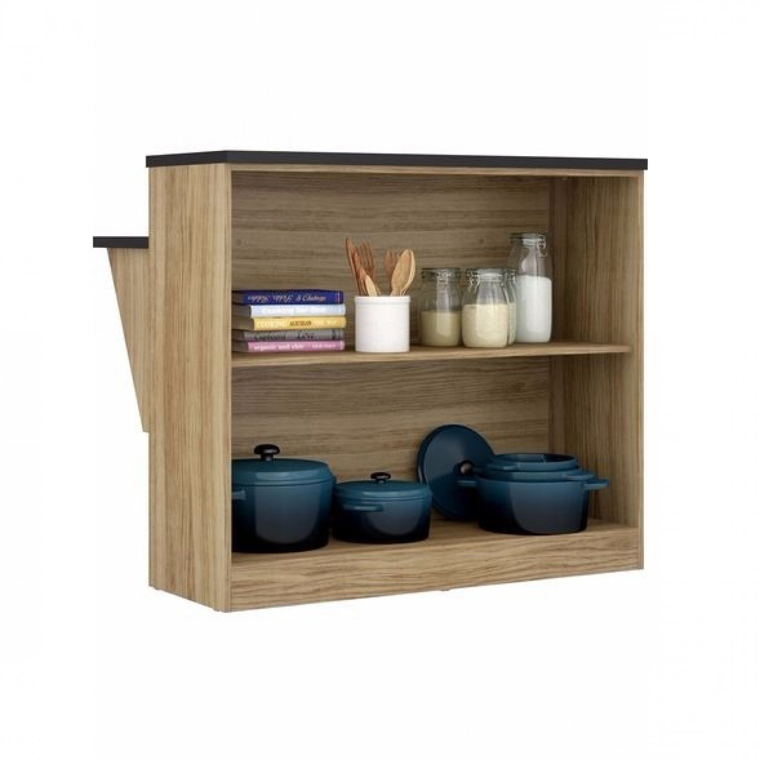 Balcão Multiuso de Cozinha 2 Portas com Bancada Sicília Multimóveis ...