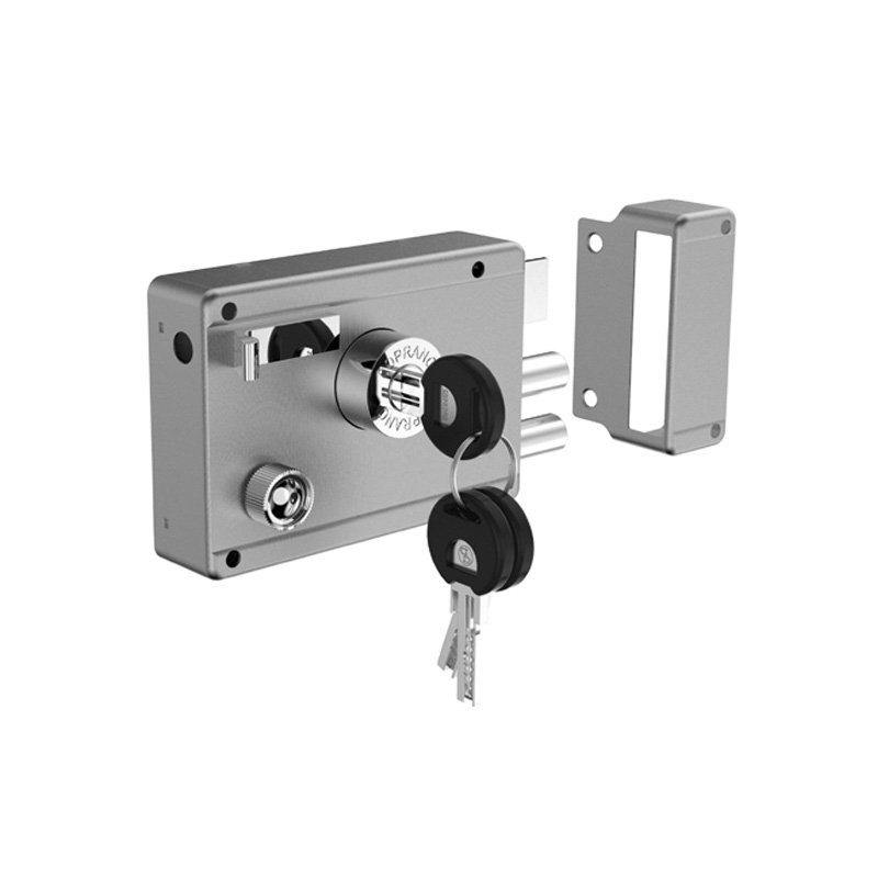 Fechadura Sobrepor Portão Soprano Cor Inox Chave Multiponto ...