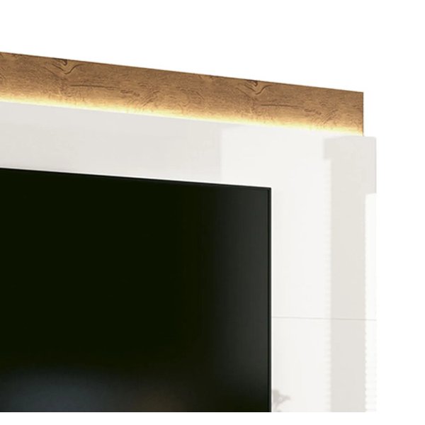 Painel para TV até 60 Polegadas Savoy Off White com Naturale - Edn ...