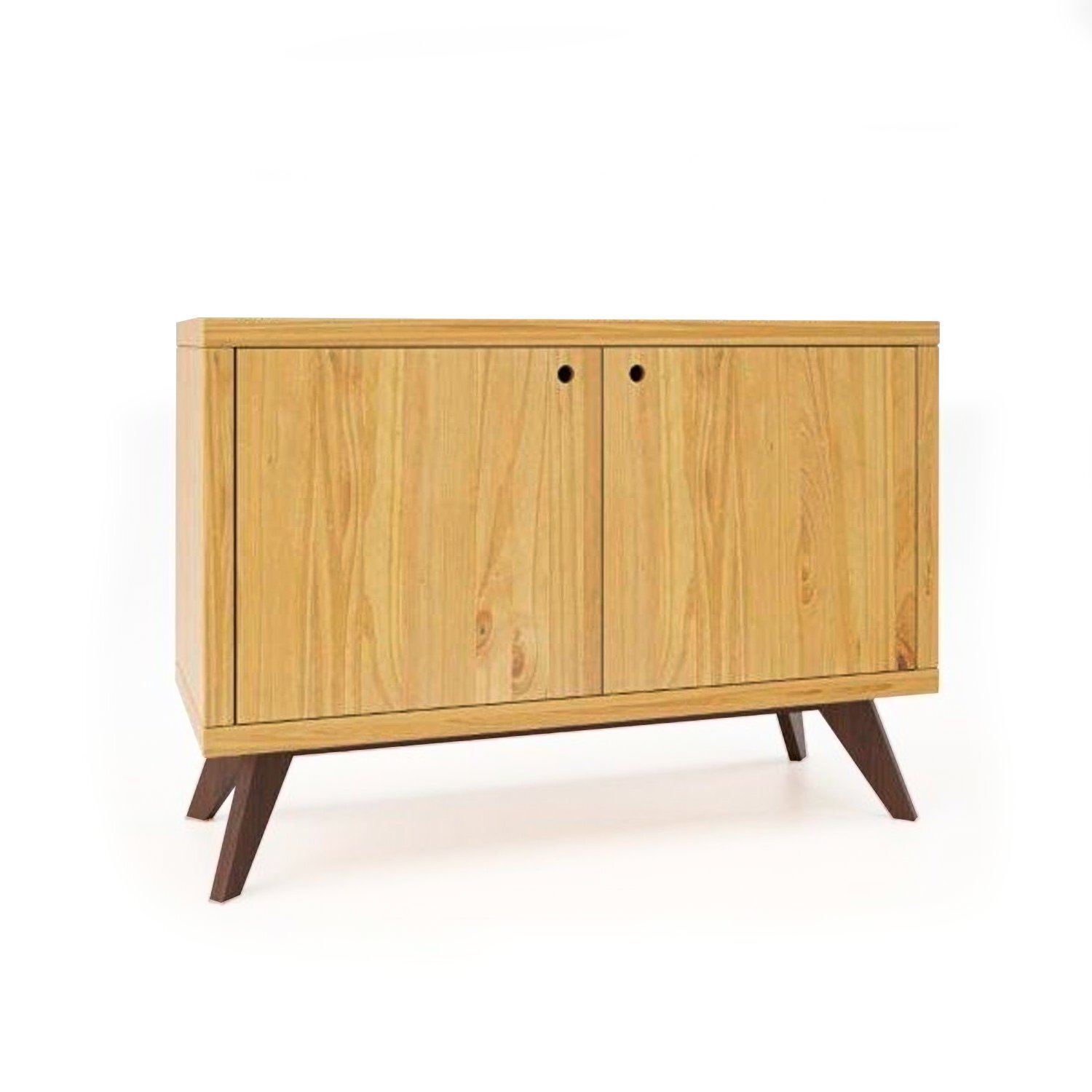 Buffet Retrô Rústico 2 Portas Mooca Uvim Mel - MadeiraMadeira