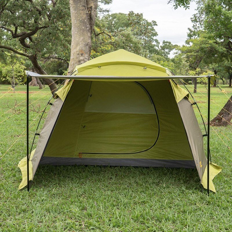 Barraca de Camping Nautika Proxy 4 Pessoas Coluna D'água 2000mm Verde ...
