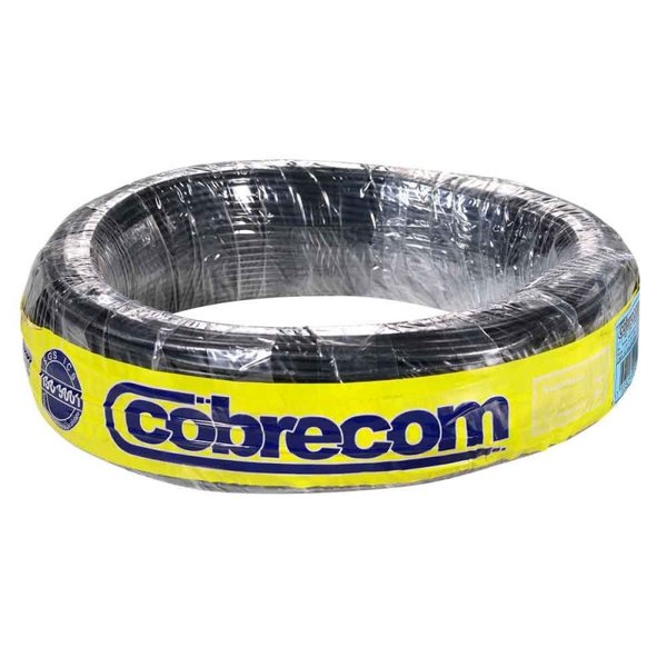 Cabo Flexível com até 750V 1,5mm preto 100 metros Cobrecom Preto ...