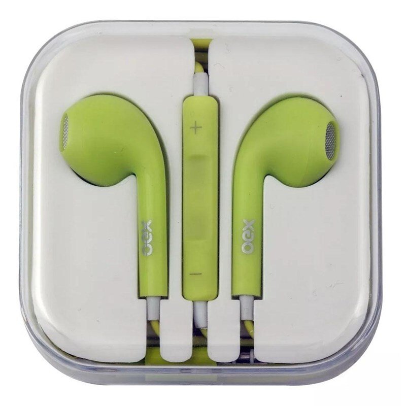 Fone de Ouvido Colormood FN-204 OEX - Verde Limão Verde | MadeiraMadeira