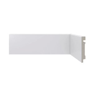 Rodapé de Poliestireno 7cm Santa Luzia Moderna 451 Branco 70mm x 13mm x ...