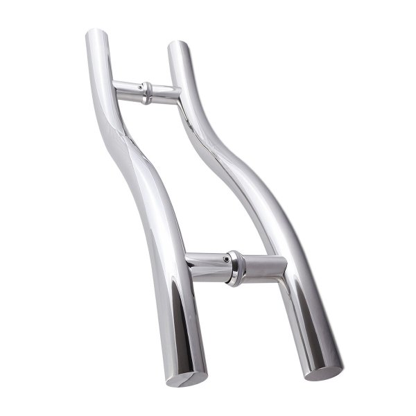 Puxador Inox 304 Tipo S Redondo Polido Duplo 60X40cm Tubo 32 ...