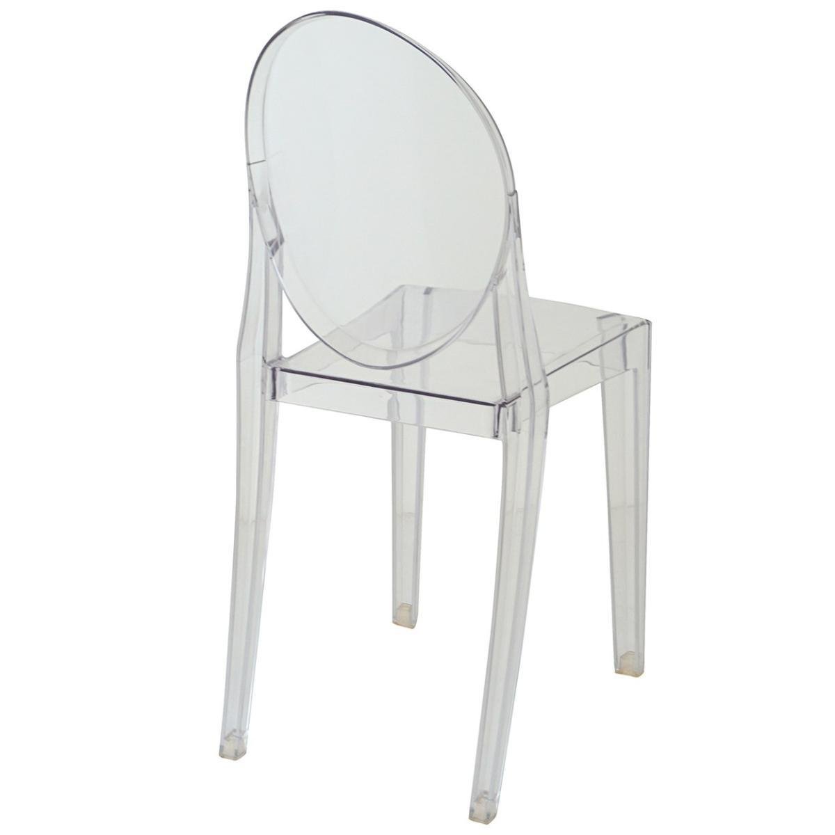 Cadeira Ghost Transparente | MadeiraMadeira