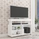 Rack para TV até 32 Polegadas Slim Permobili Branco | MadeiraMadeira