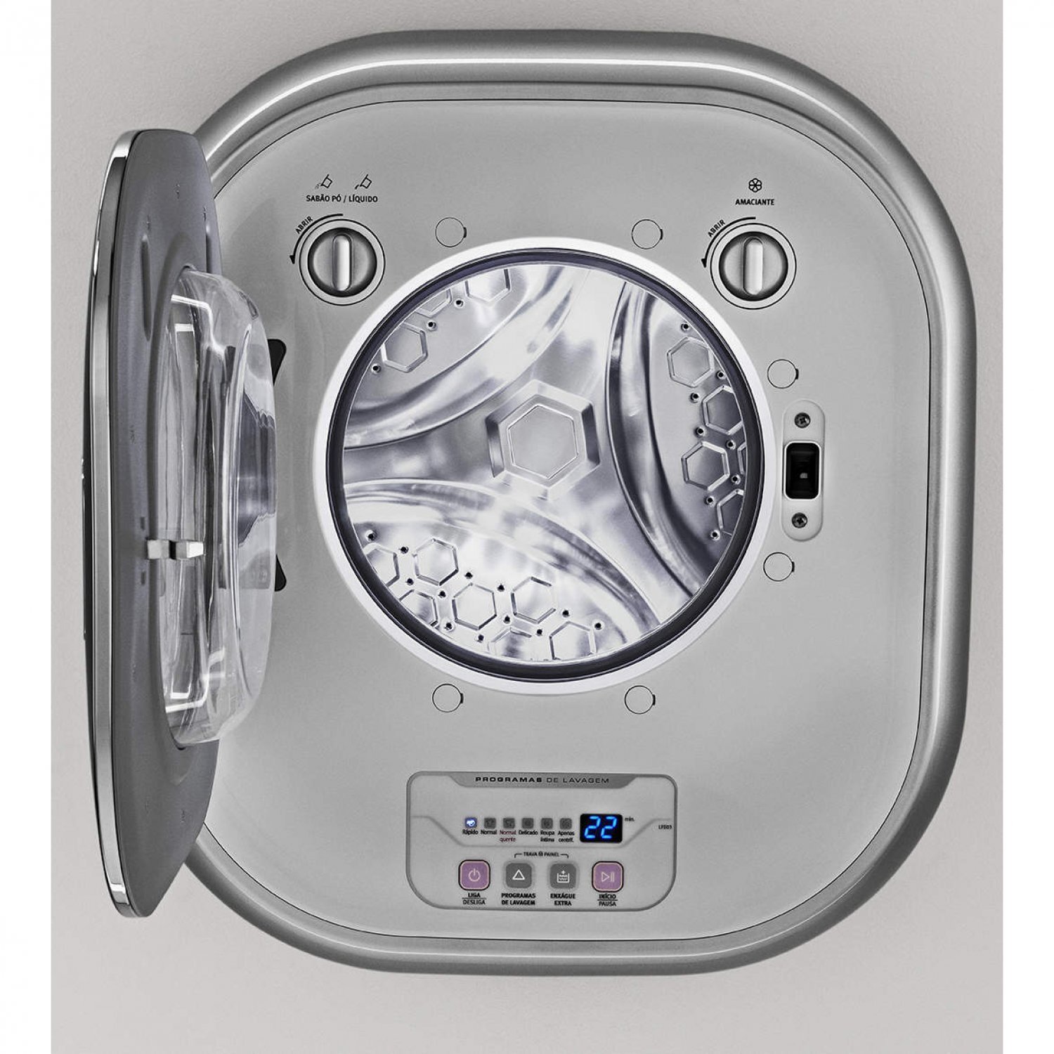 Lavadora de Roupas Electrolux 3Kg Mini Silent LFE03 127V Branco ...