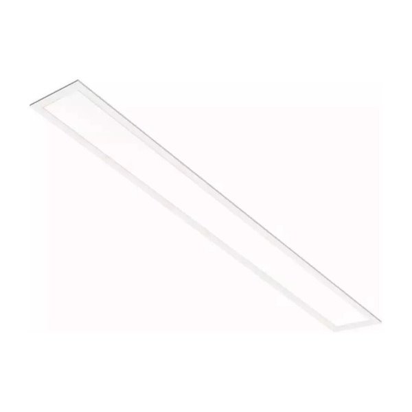 Painel Plafon Embutir Retangular 10x60 Luz Branca Fria BRANCO MORNO ...