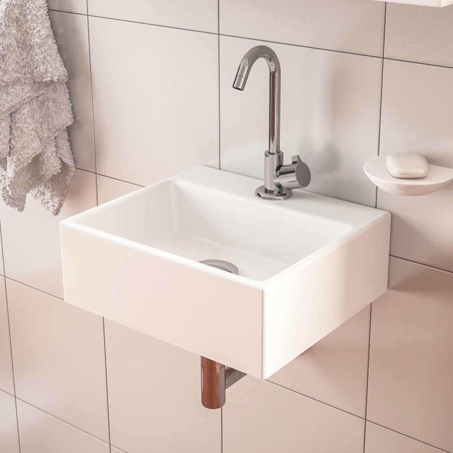 Cuba Suspensa ou de Apoio Roma 11,5cmx33cmx29cm Japi Branco ...