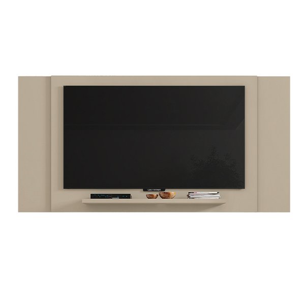 Painel Para TV Até 55 Polegadas 4 em 1 Multiplus Off White | MadeiraMadeira