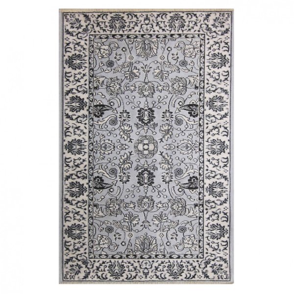 Tapete Retangular Belga Nativo Abstrato Niazitex 2,00m x 3,00m Cinza ...