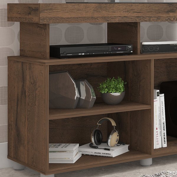 Rack para TV até 32 Polegadas Slim Permobili Café | MadeiraMadeira