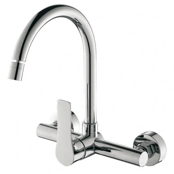 Torneira Misturador Monocomando De Mesa P Cozinha Bica Alta Cromada