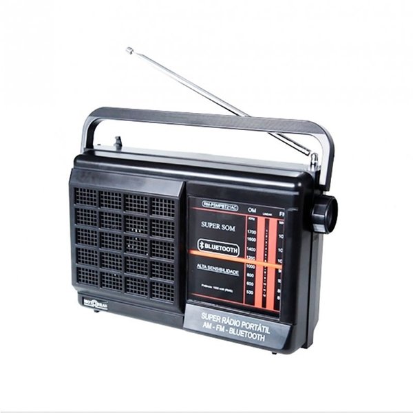 Rádio Portátil AM e FM 2 Faixas Com Buetooth Motobras RM-PSMPBT21AC ...
