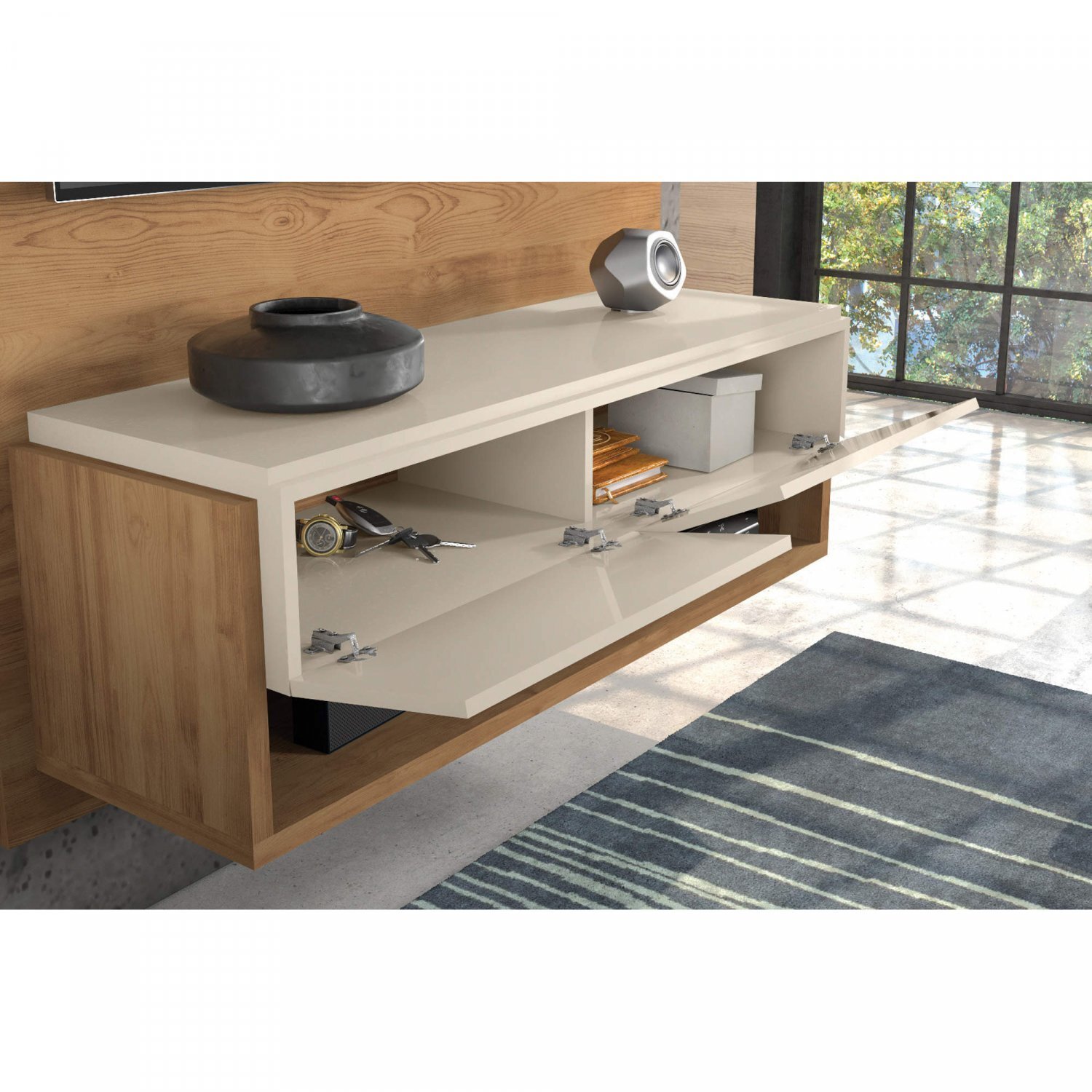 Painel Home Suspenso para TVs até 50 Polegadas com Suporte para TV ...