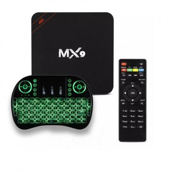 Smartv Tv Box mx9 4k PRETO | MadeiraMadeira