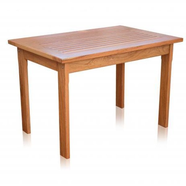 Mesa Ripada 1,20m Em Madeira De Lei Maciça | MadeiraMadeira