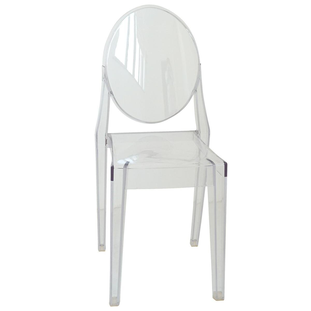 Cadeira Ghost Transparente | MadeiraMadeira