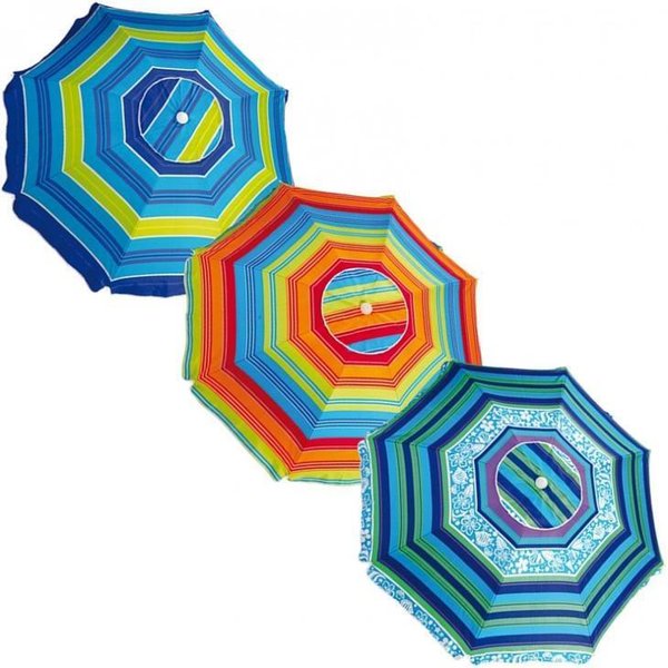 Guarda-Sol Mor de Alumínio, 2,40 metros, Cores Sortidas Summer ...