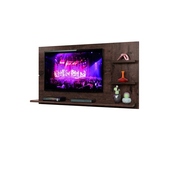Painel para TVs até 49 Polegadas 1,60m New Clean Zanzini Jacarandá ...