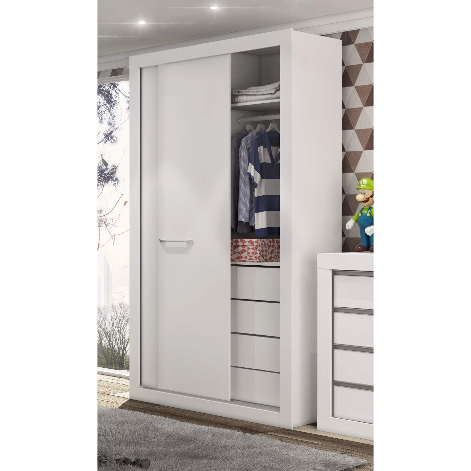 Guarda Roupa 4 Metros Comprimento - LIBRAIN