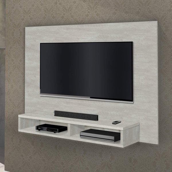 Painel para TV até 32 Polegadas Madri VJ Móveis Avelã Wood | MadeiraMadeira