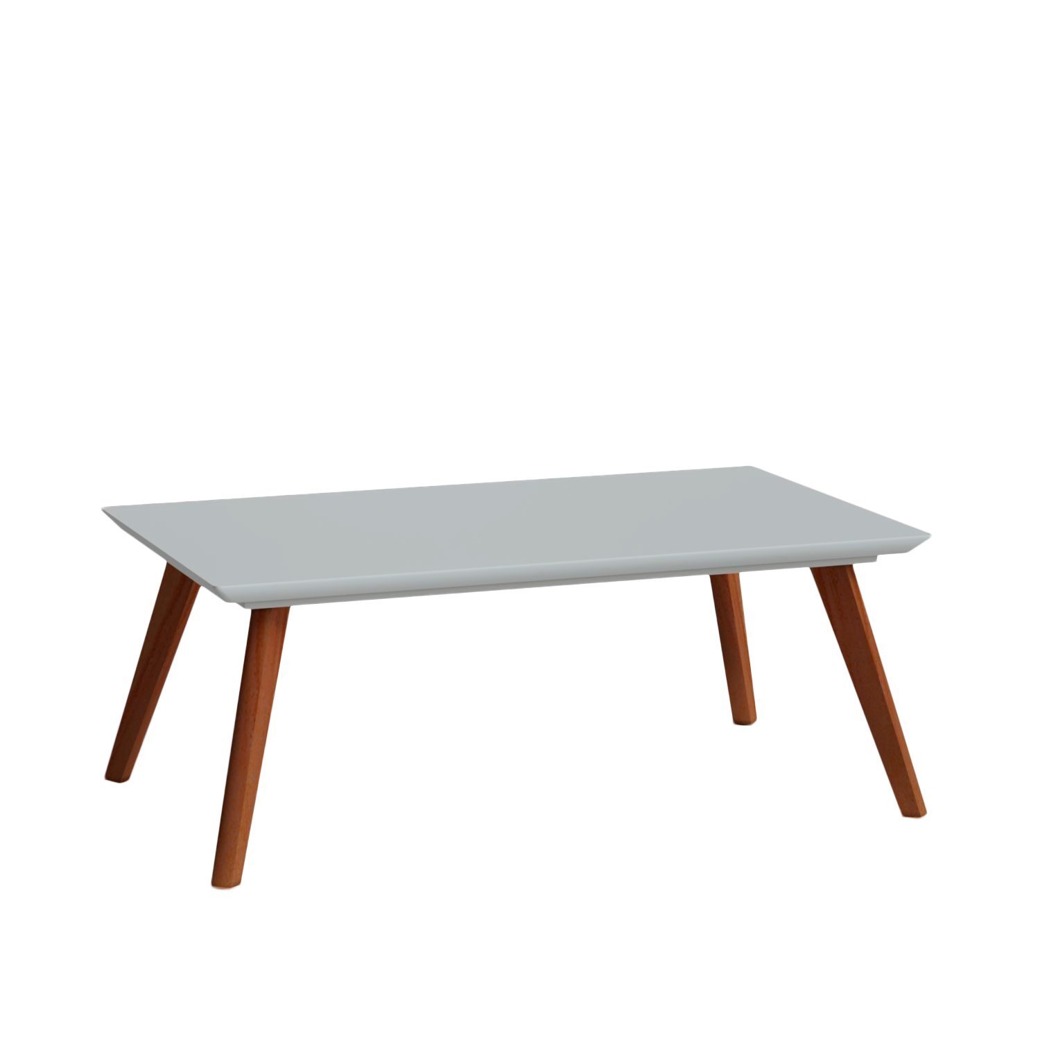 Mesa de Centro Retangular Classic Retrô Imcal Branco | MadeiraMadeira