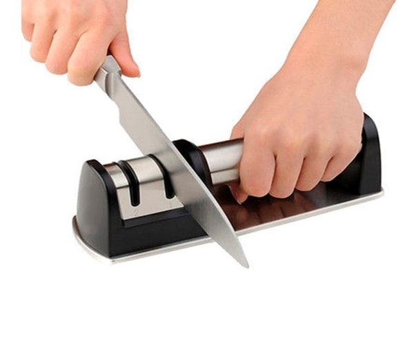 Afiador Amolador De Facas Manual - Desbaste E Acabamento preto ...