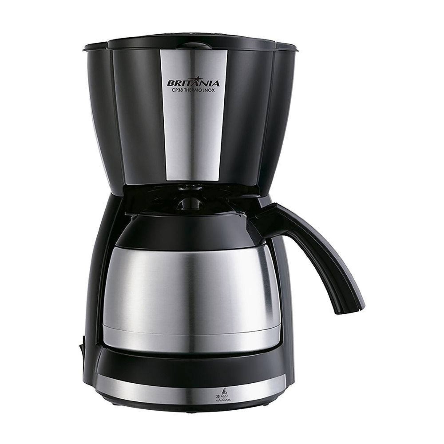 Cafeteira Elétrica CP38 Thermo Inox Britânia 220V - MadeiraMadeira