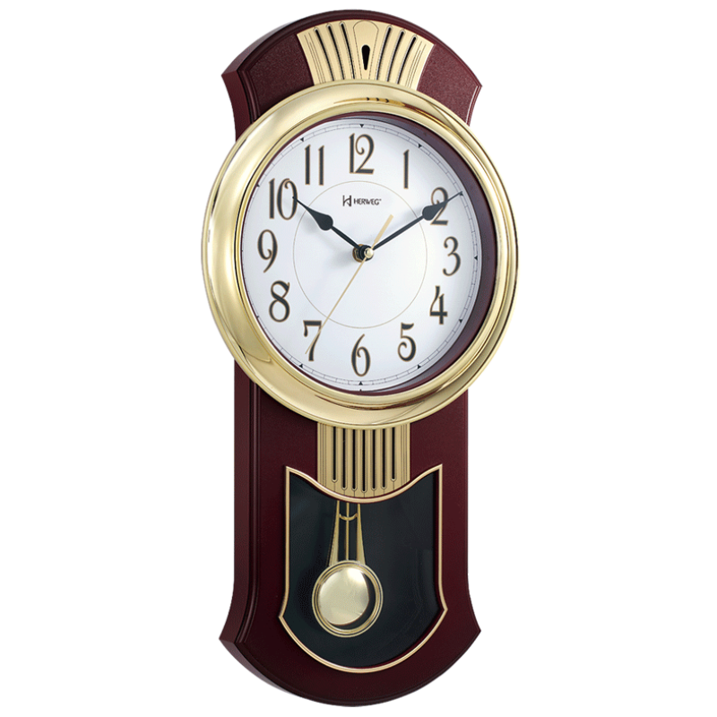Relógio 6392 Parede Pêndulo Musical Carrilhão Quartz Herweg ...