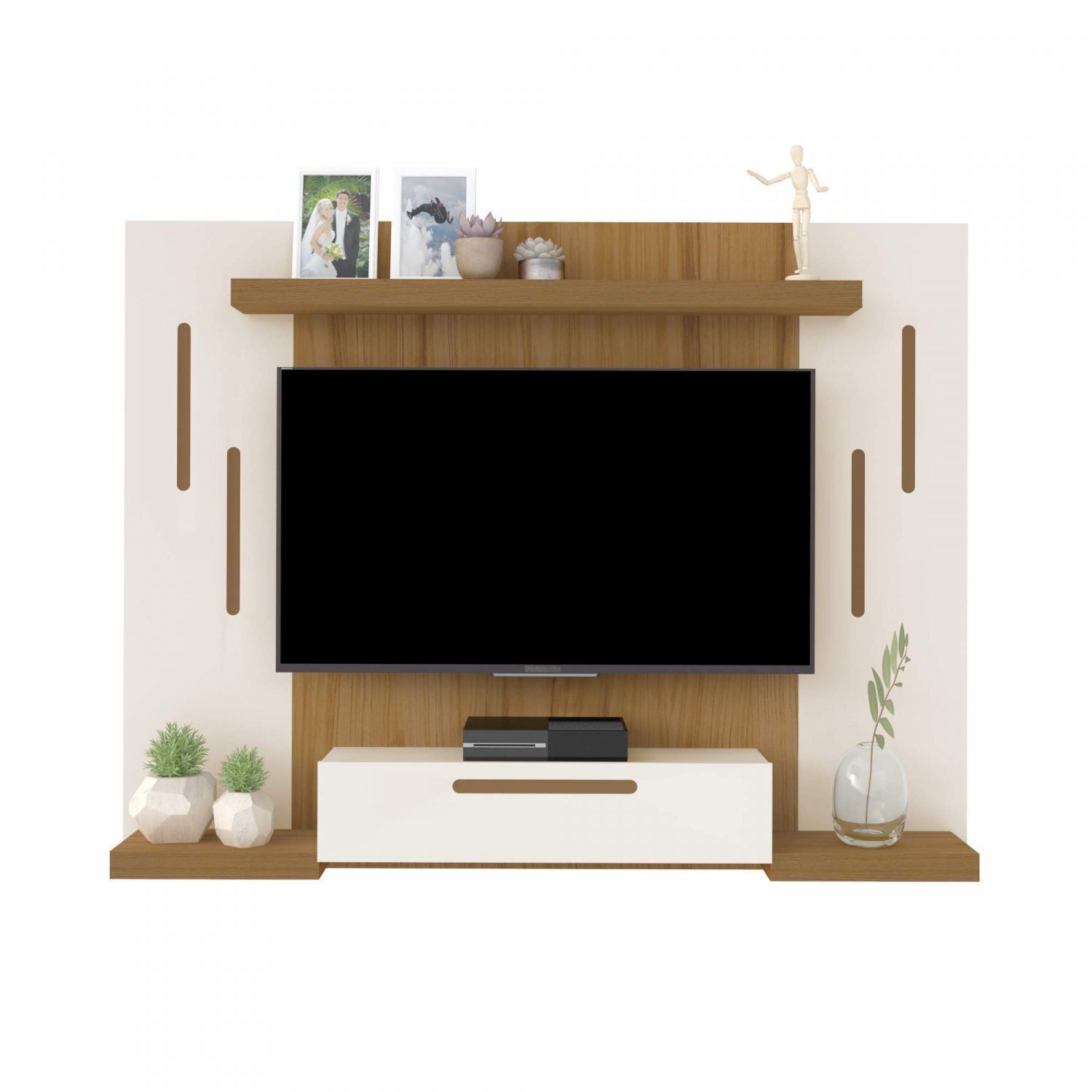 Painel para TV 50 Polegadas 1 Porta 1 Prateleira Cronos Artely Off ...