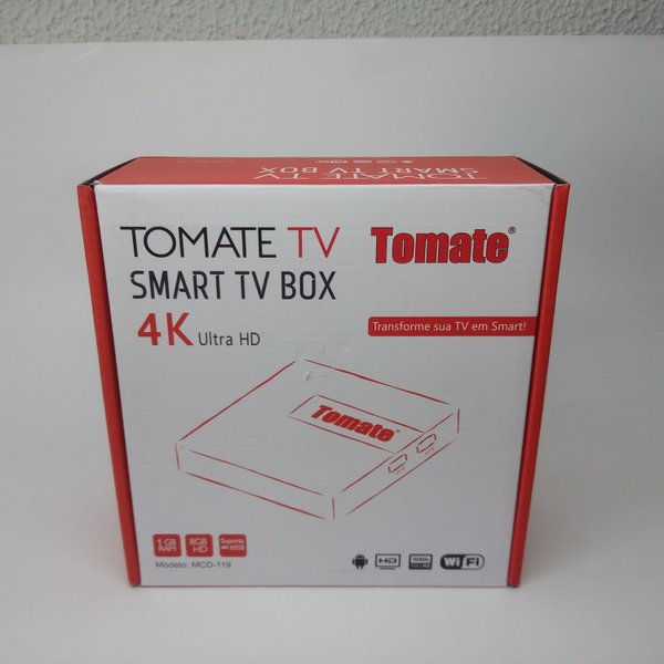 Smart Tv Box Tomate tv 4k Ultra HD mcd-121 | MadeiraMadeira